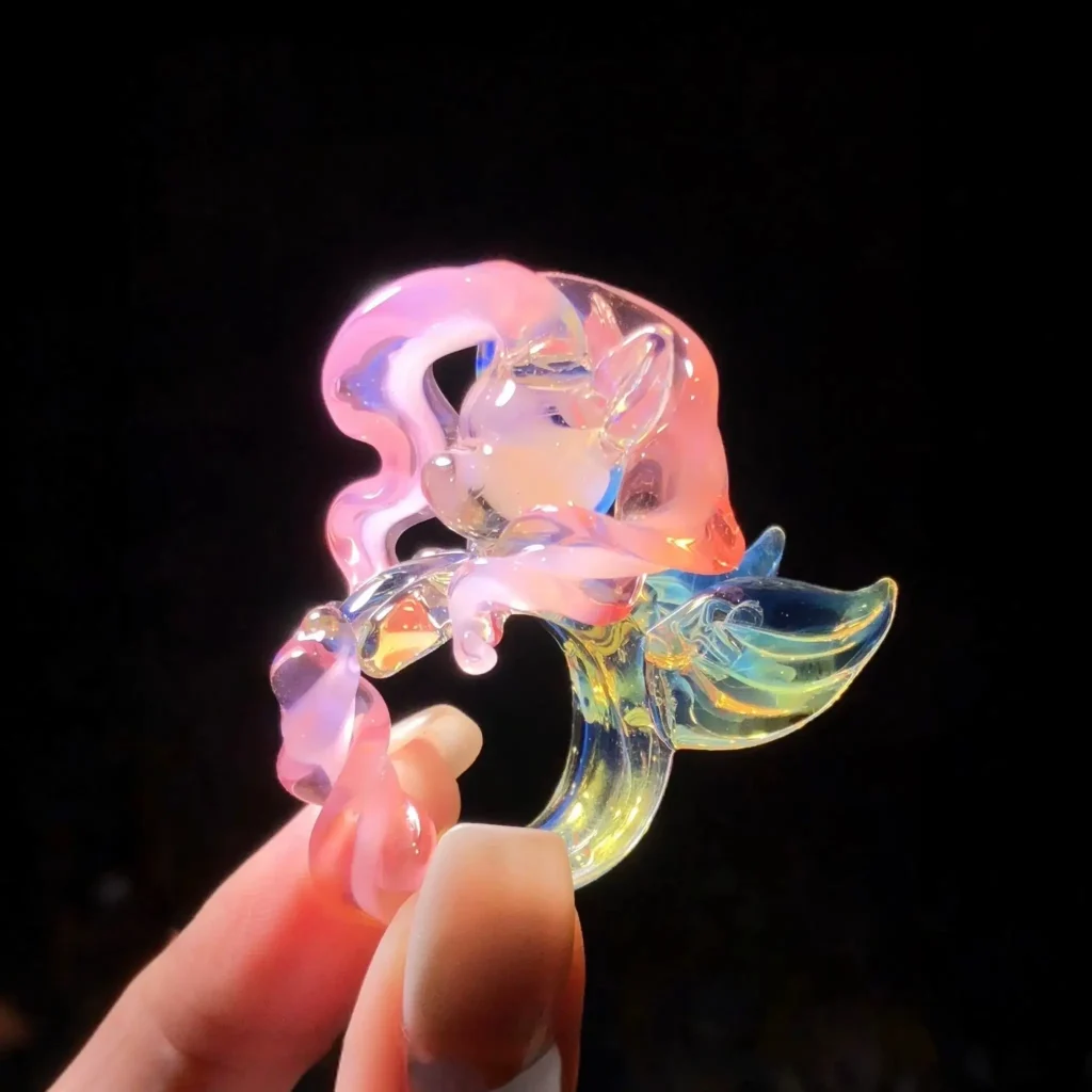 MLP Fluttershy Glass Ring